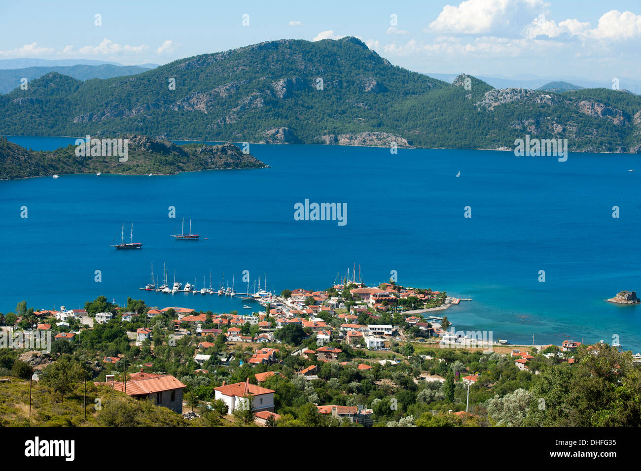 Türkei, Provinz Mugla, Bozburun-Halbinsel, Selimiye Stock Photo - Alamy