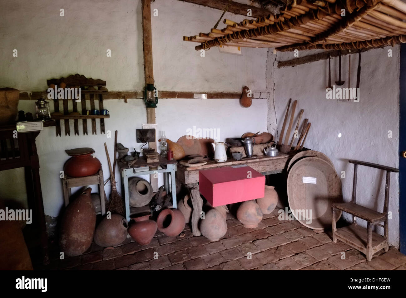 Artifacts from the colonial period displayed in Museo De Nacionalidad ...