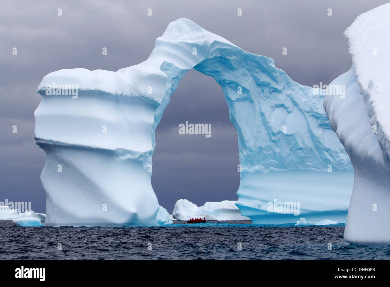 Spectacular Arch Shaped Iceberg Stock Photo - Alamy