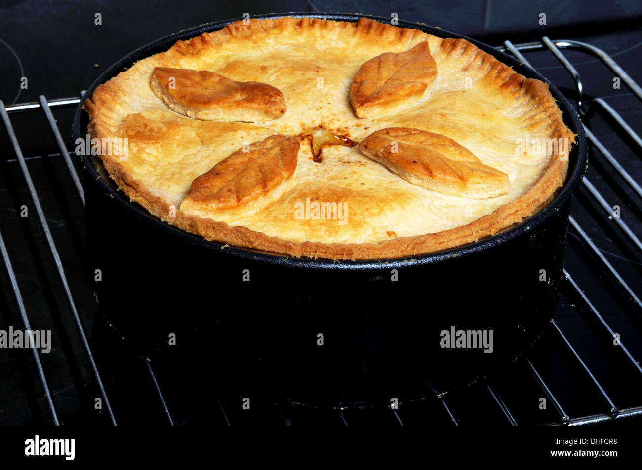 Lancashire cheese and onion pie, England, UK, Western Europe Stock ...