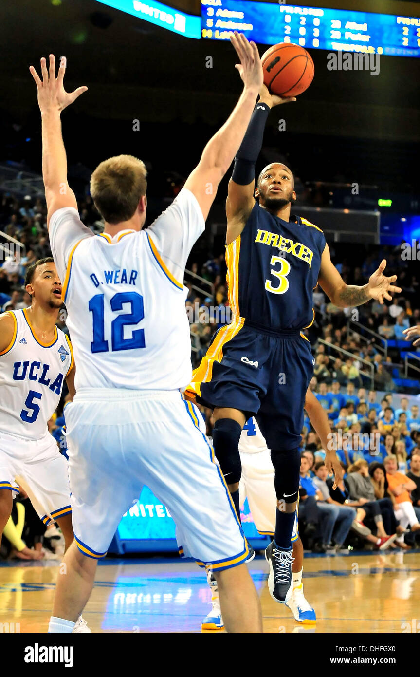 Los Angeles, CA, USA. 8th Nov, 2013. Drexel Dragons guard Chris Fouch ...