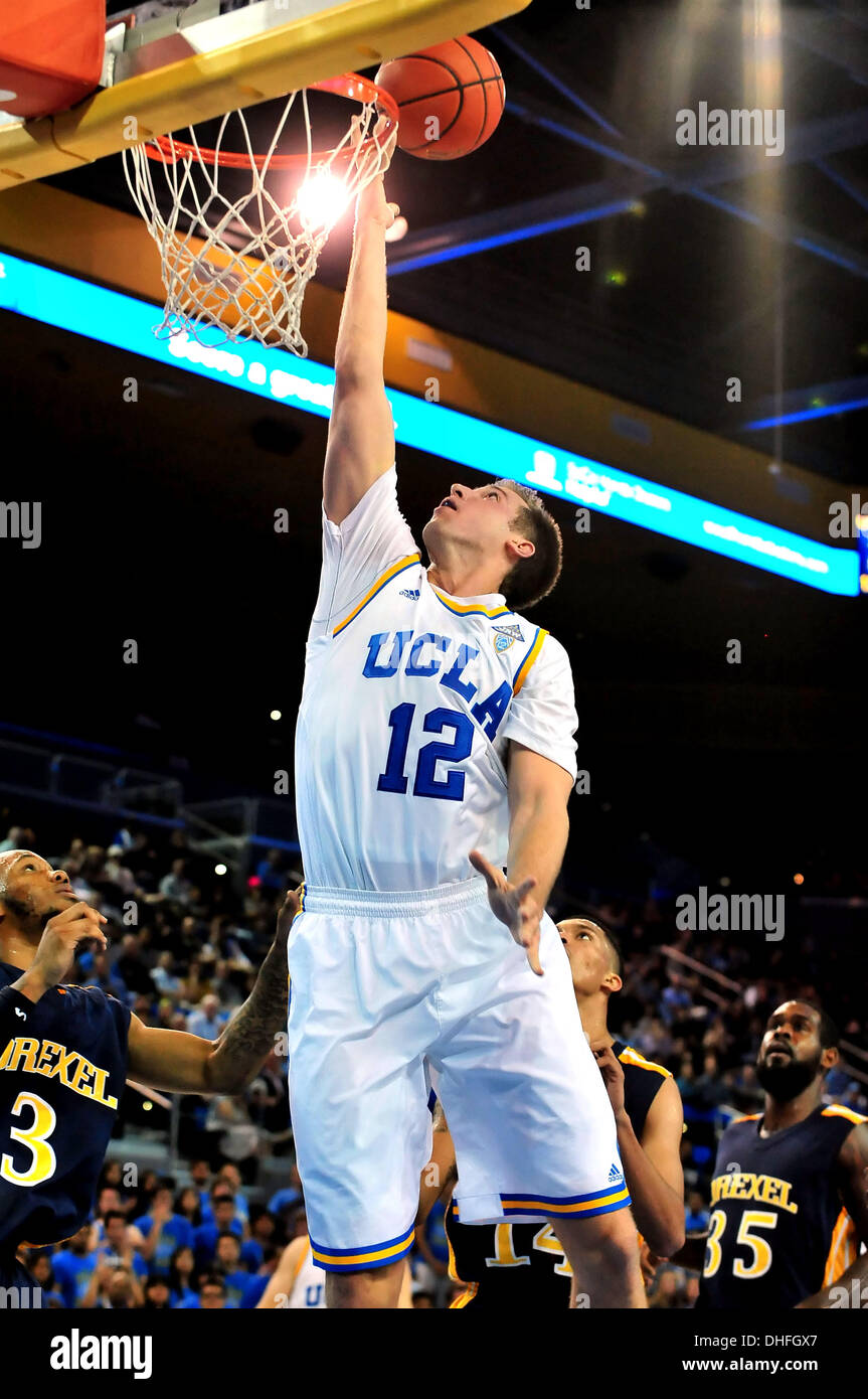Los Angeles, CA, USA. 8th Nov, 2013. UCLA Bruins forward David Wear #12 ...