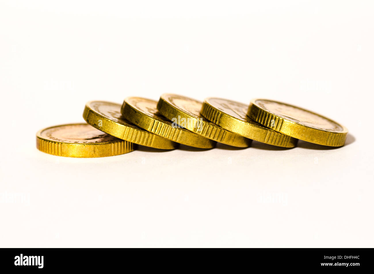 Golden coins hi-res stock photography and images - Alamy