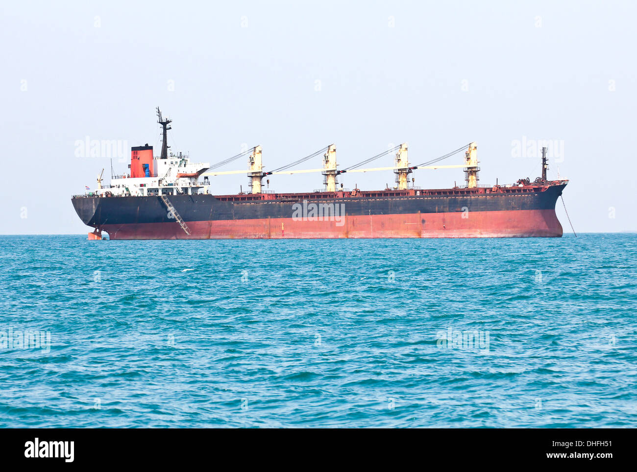 Large ship on sea Stock Photo - Alamy