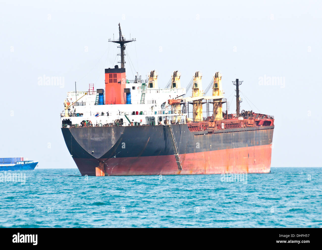 Large ship on sea Stock Photo - Alamy