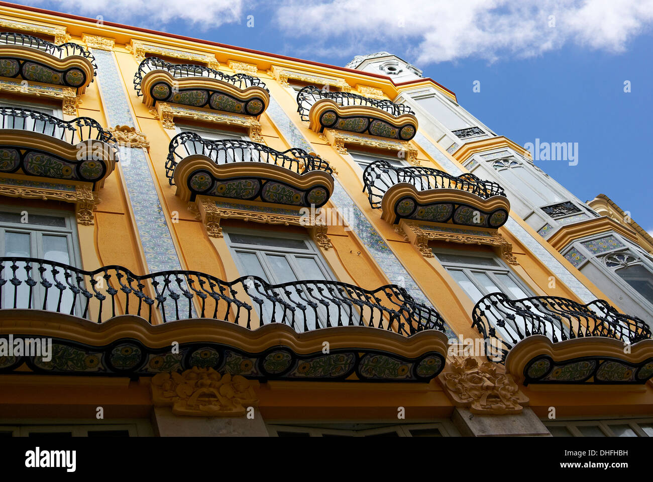 Famous historic building in Valencia, Spain Stock Photo - Alamy
