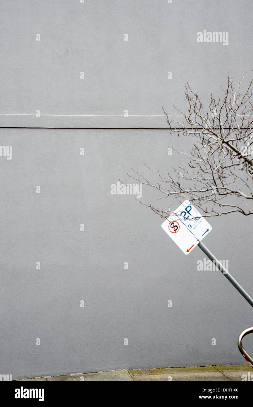 Parking Sign Retail Background Stock Photo - Alamy