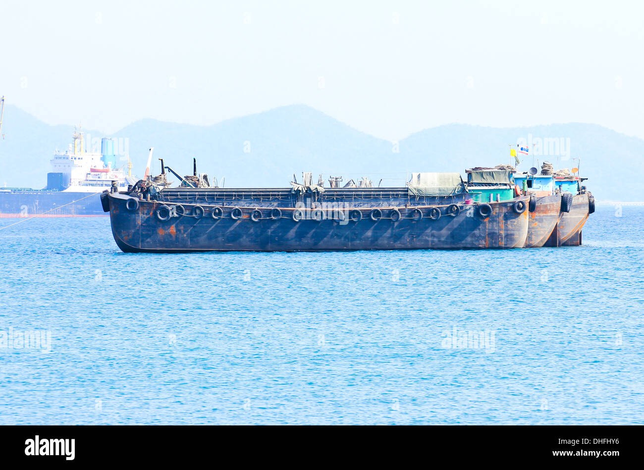 Large ship on sea Stock Photo - Alamy