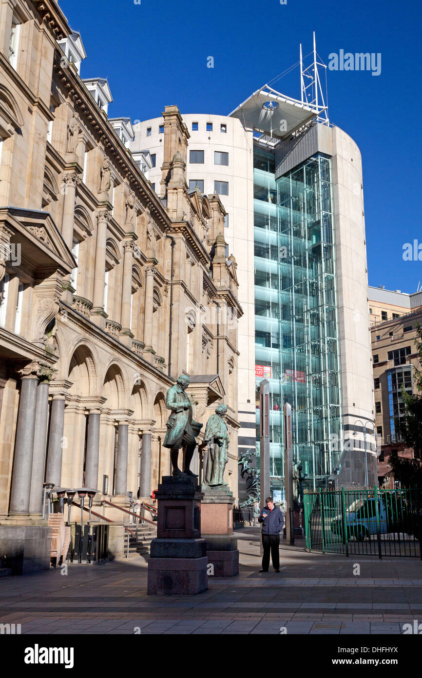The Old Post Office with the 1 City Square building behind, Leeds, West ...
