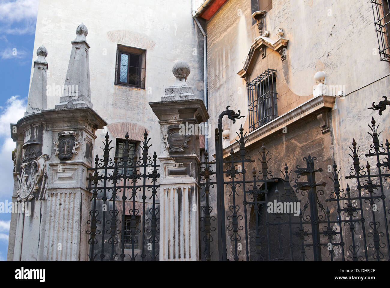 Famous historic building in Valencia, Spain Stock Photo - Alamy