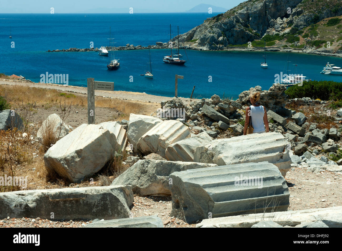 Asien, Türkei, Provinz Mugla, Resadiye-Halbinsel (Datca-Halbinsel ...