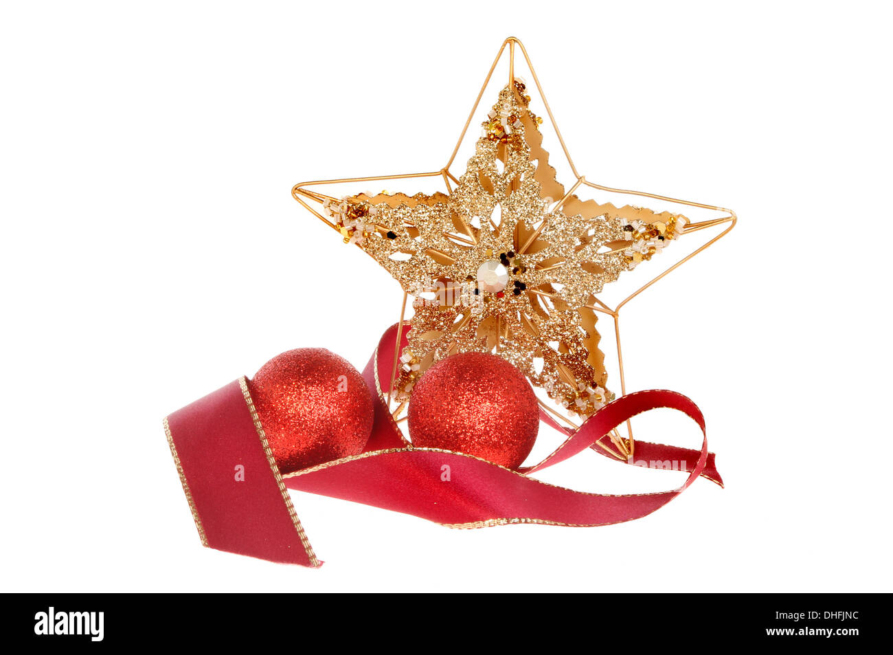 Star red ribbon hi-res stock photography and images - Alamy