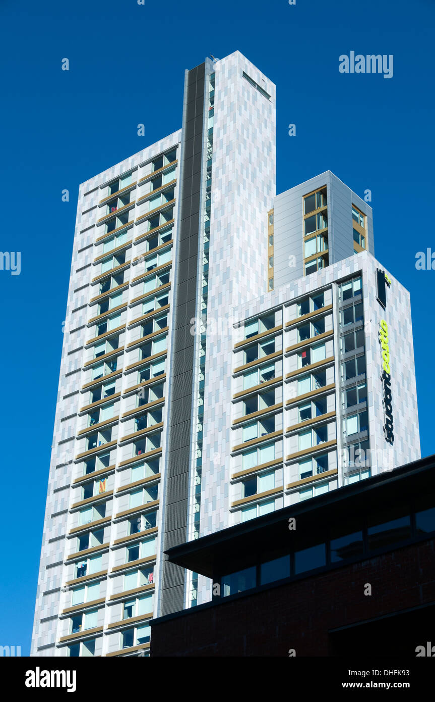 Student Castle apartment block. Great Marlborough Street, Manchester ...