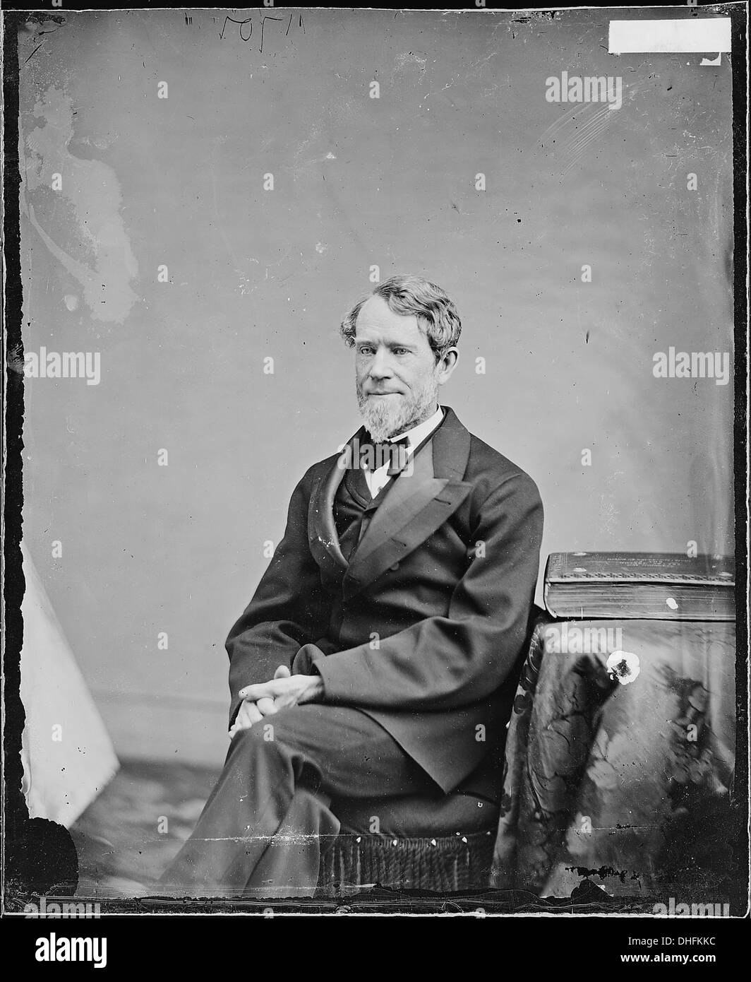 C.A. Crow, a notable individual, captured in a historical photograph ...