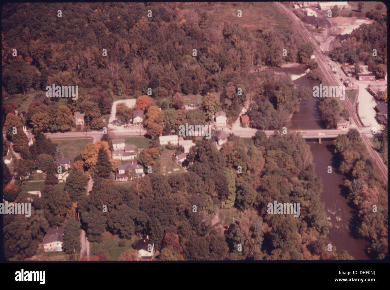 Historic street usa aerial hi-res stock photography and images - Alamy