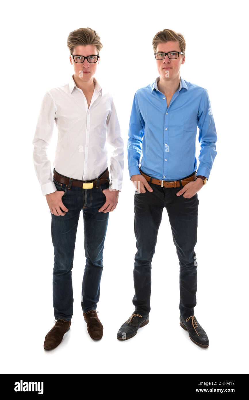 Two men standing together hi-res stock photography and images - Alamy