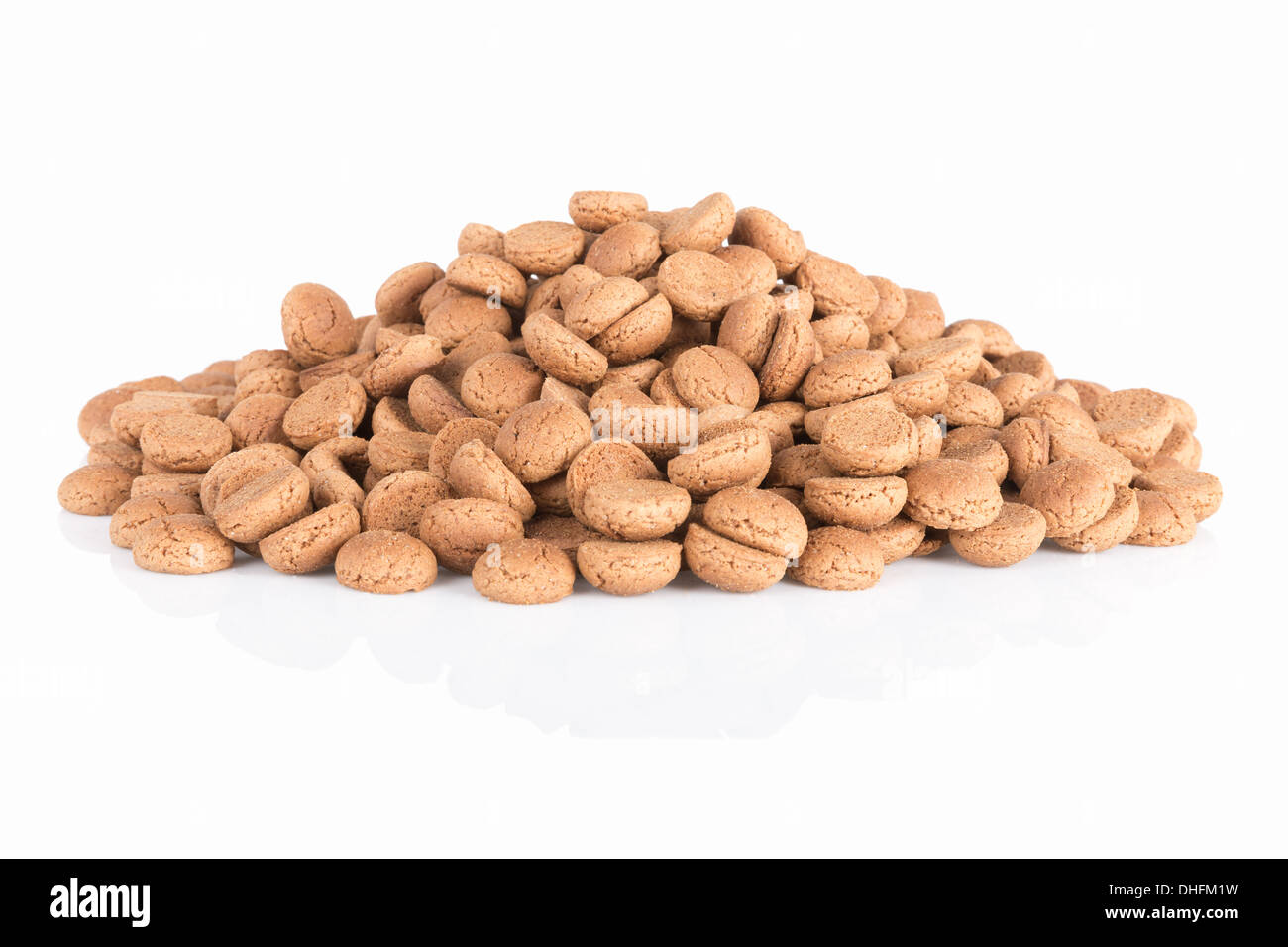 Pile of ginger nuts. Typical Dutch candy for Sinterklaas event in ...