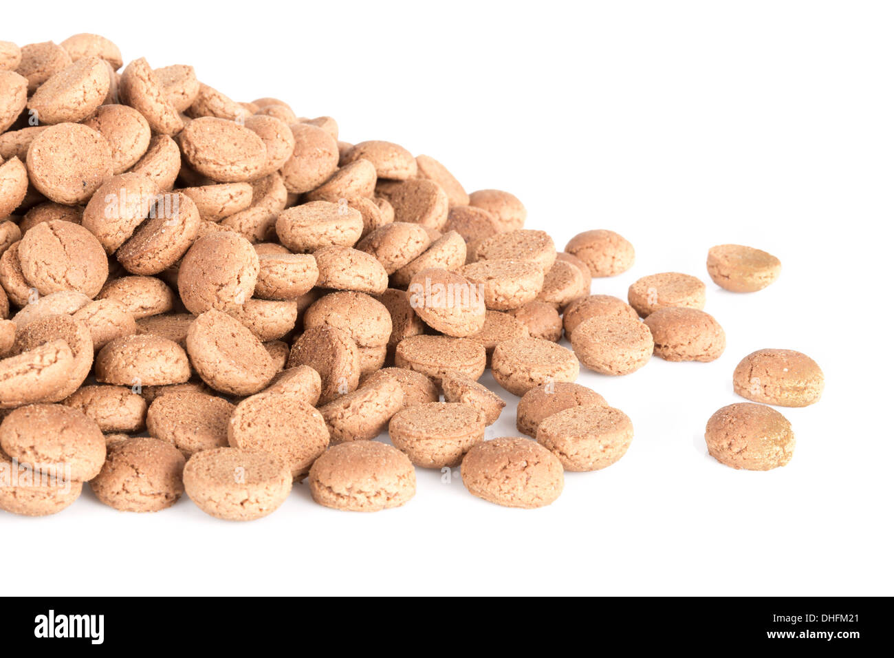 Pile of ginger nuts. Typical Dutch candy for Sinterklaas event in ...