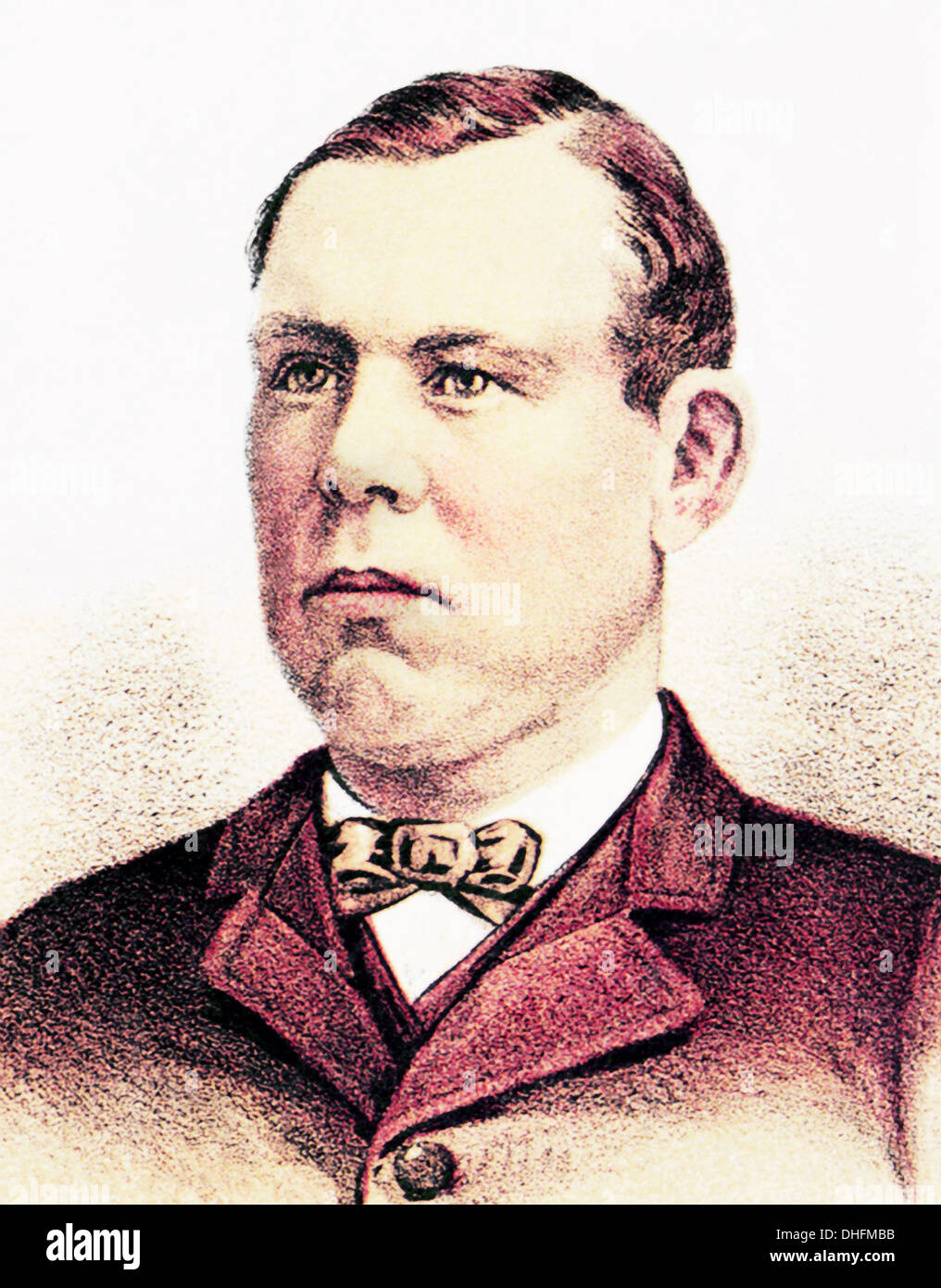 Vintage portrait of English bare-knuckle boxer Tug Wilson (1847 - 1933 ...