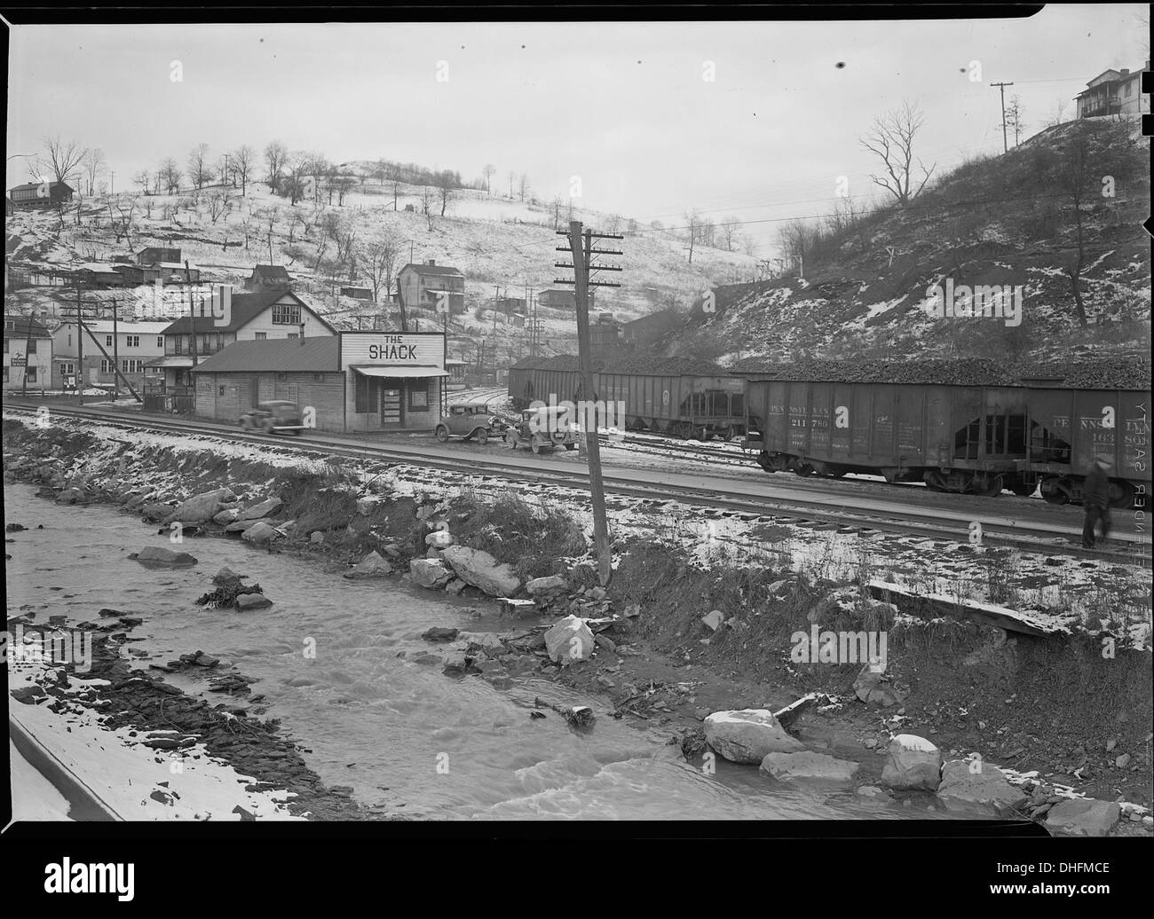 Old shack Black and White Stock Photos & Images - Alamy