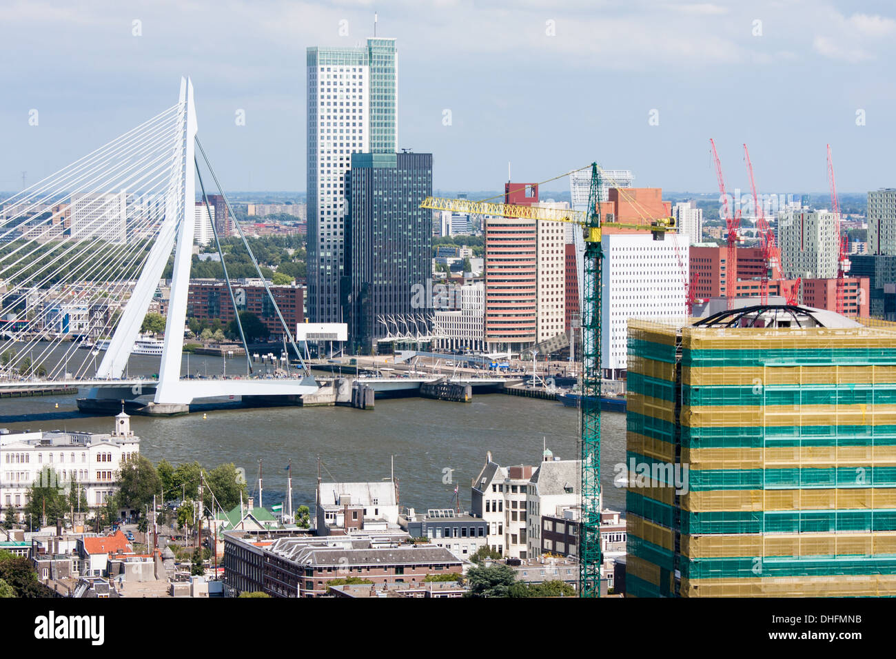 Aerial view of Rotterdam, the Netherlands Stock Photo - Alamy