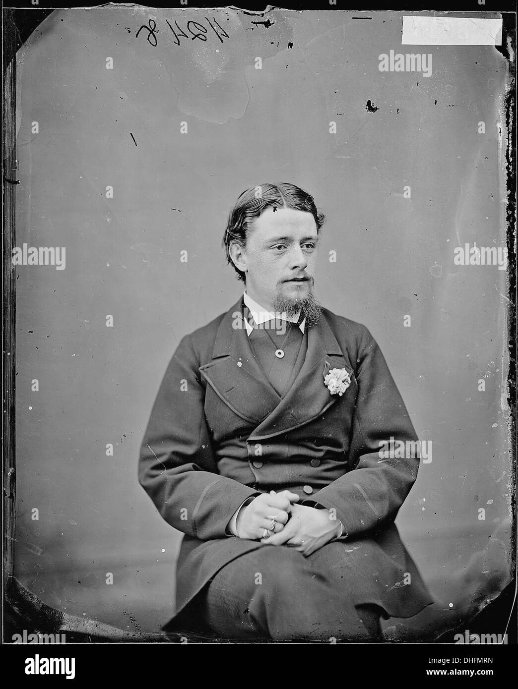 A portrait of a member of the British Legation, representing diplomatic ...
