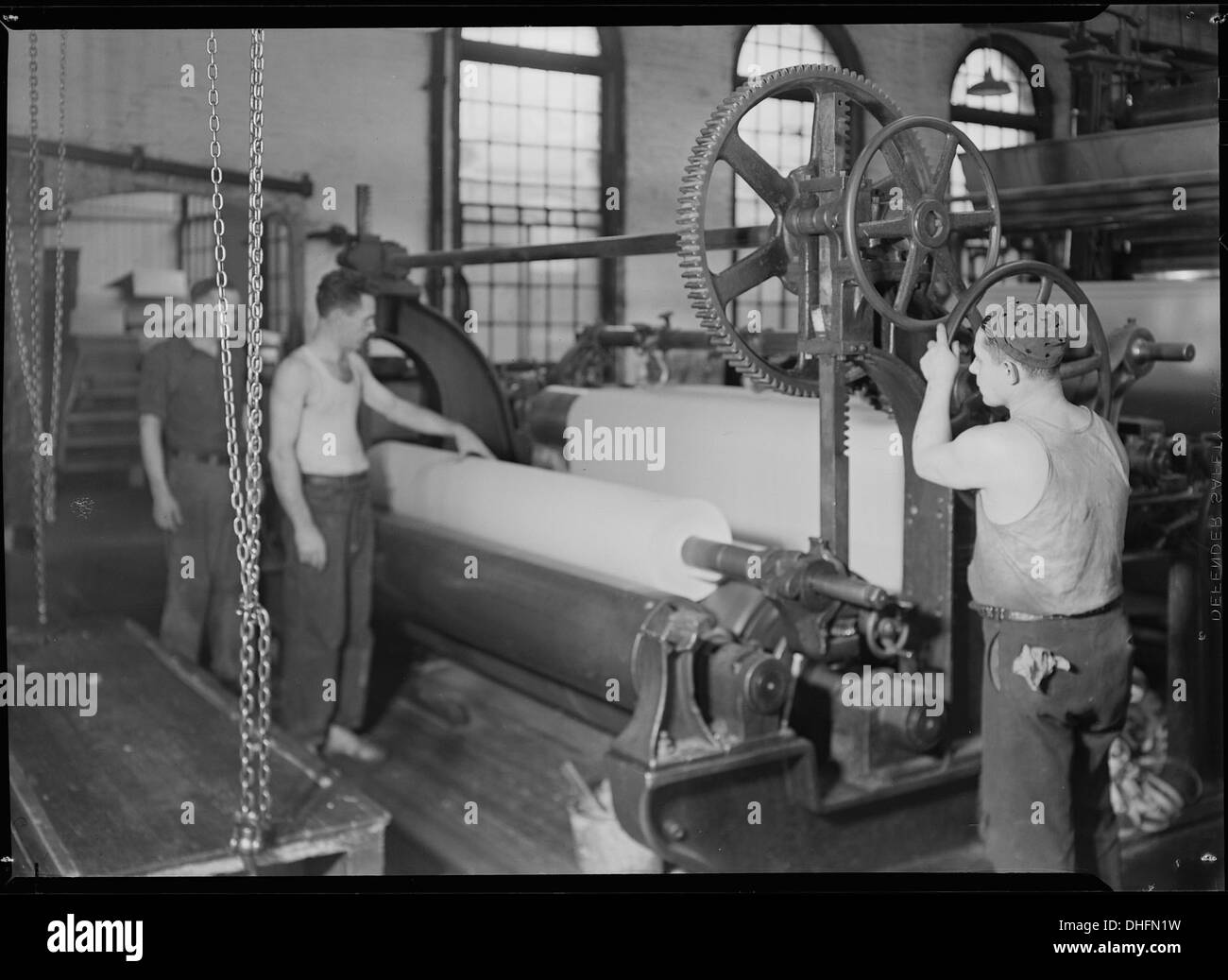 The American Writing Paper Company in Mt. Holyoke, Massachusetts, used ...