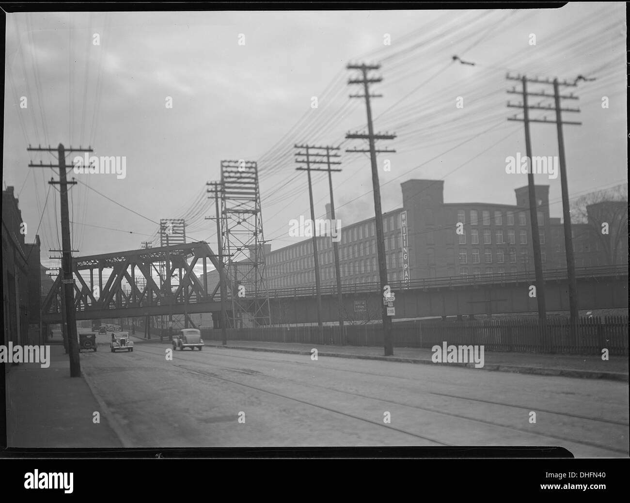 Old mill buildings Black and White Stock Photos & Images - Alamy