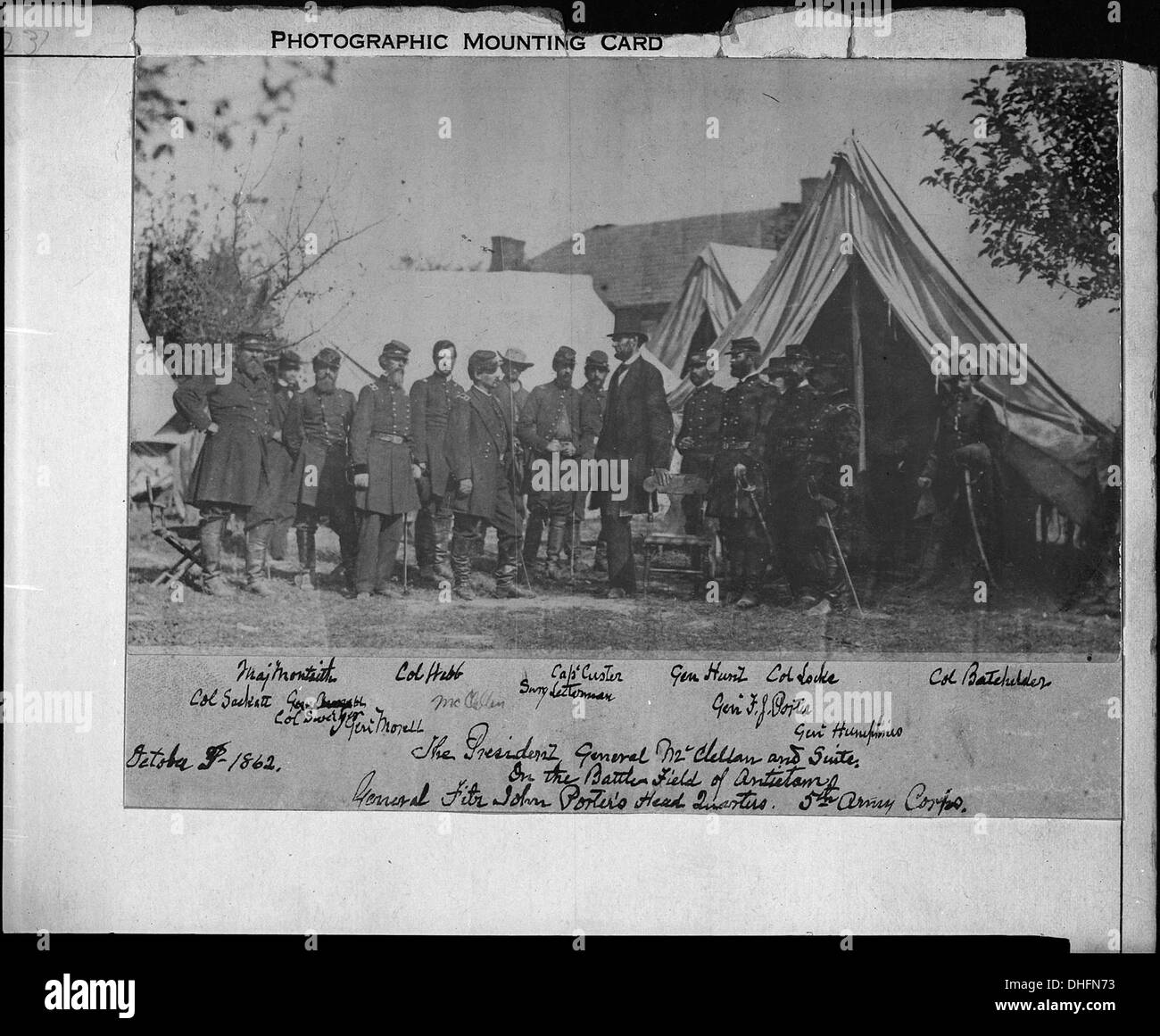 American civil war generals Black and White Stock Photos & Images - Alamy