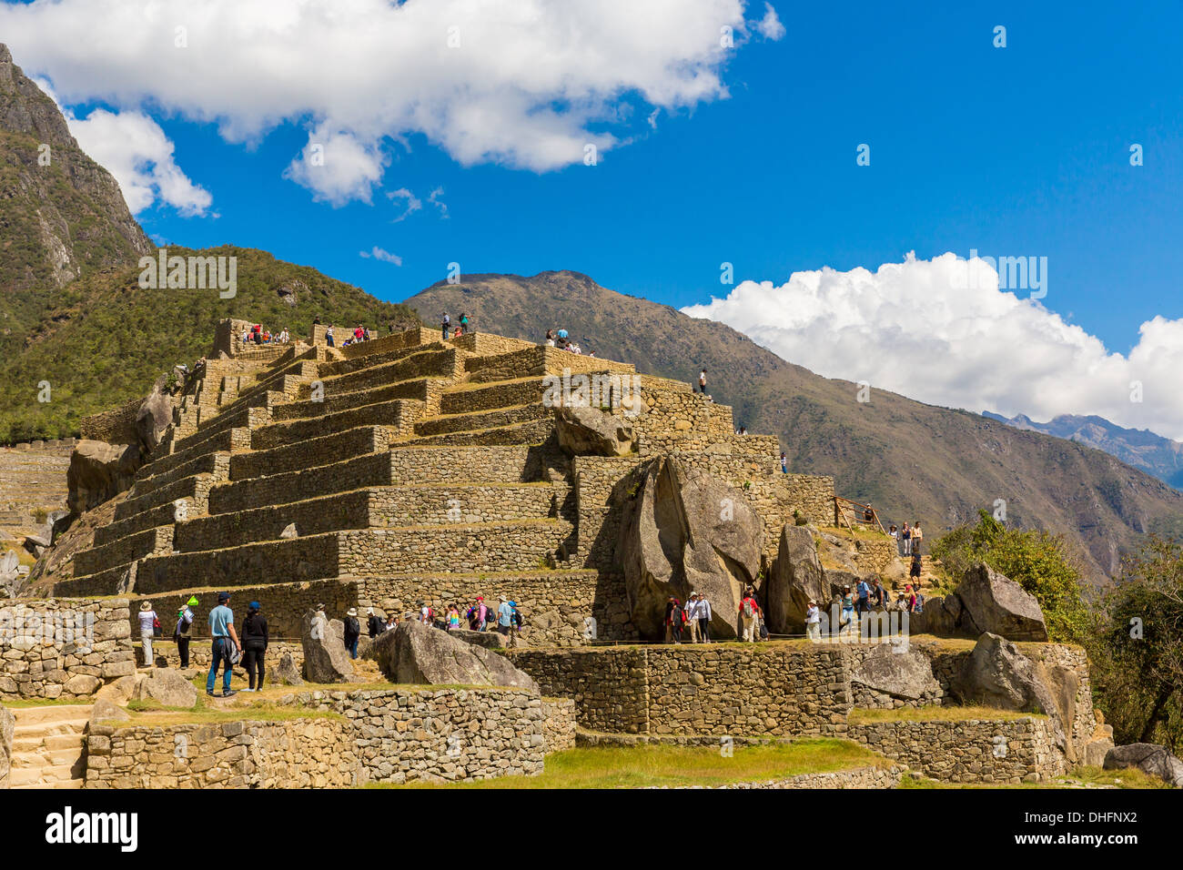 Mysterious city - Machu Picchu, Peru,South America. The Incan ruins and ...