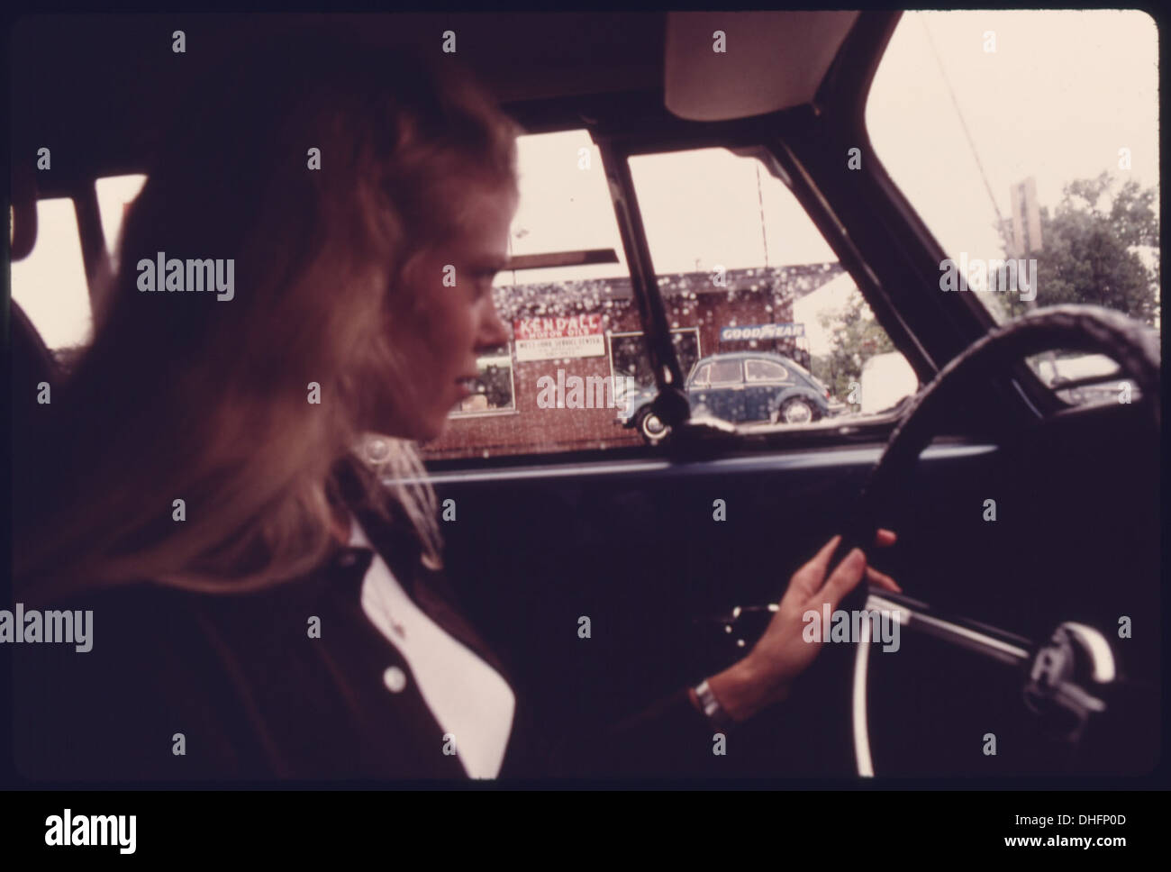 This photograph shows a car that failed its emissions test at an auto ...