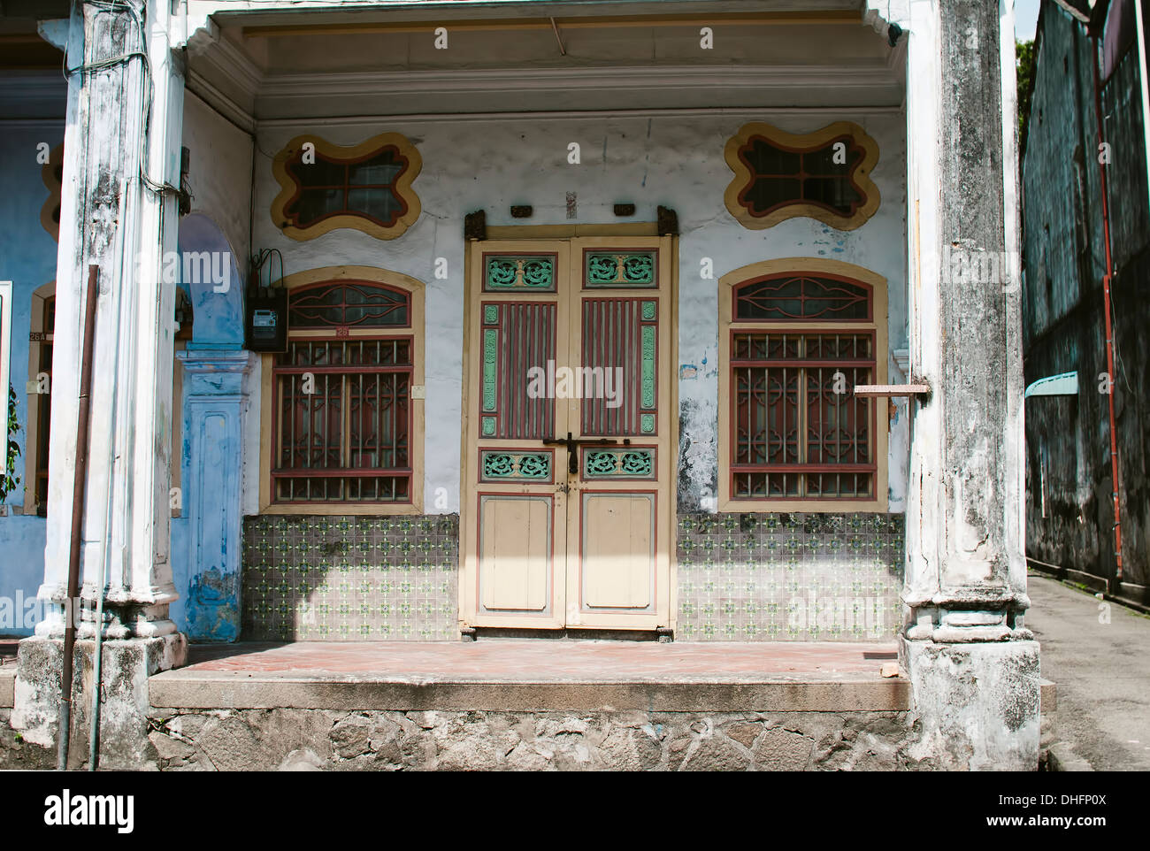 An old shop house in UNESCO Heritage Georgetown, Penang Stock Photo - Alamy