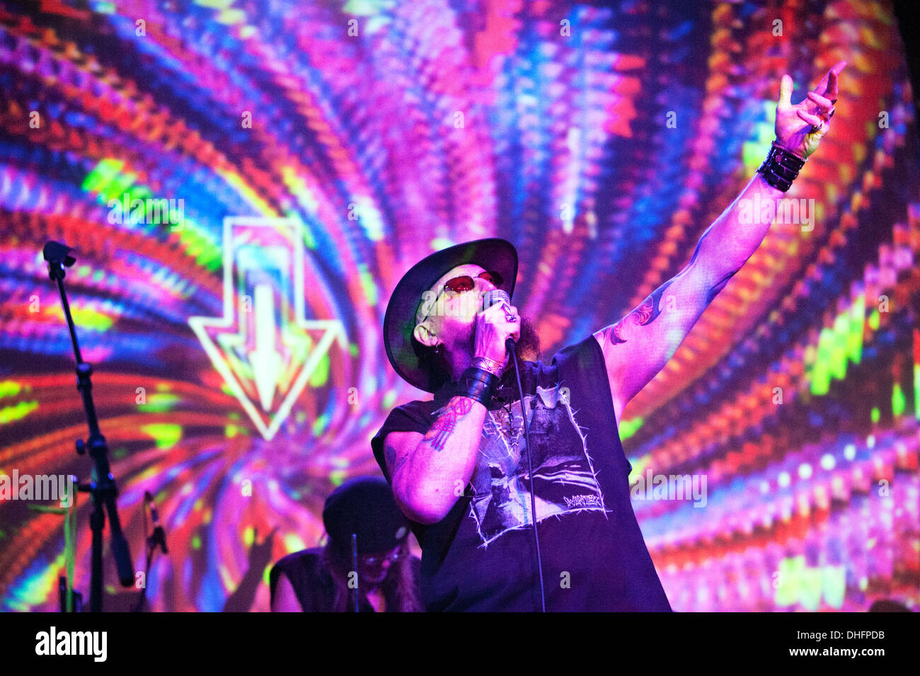 Space rock band Hawkwind in concert at Wolverhampton Wulfrun Hall, UK ...