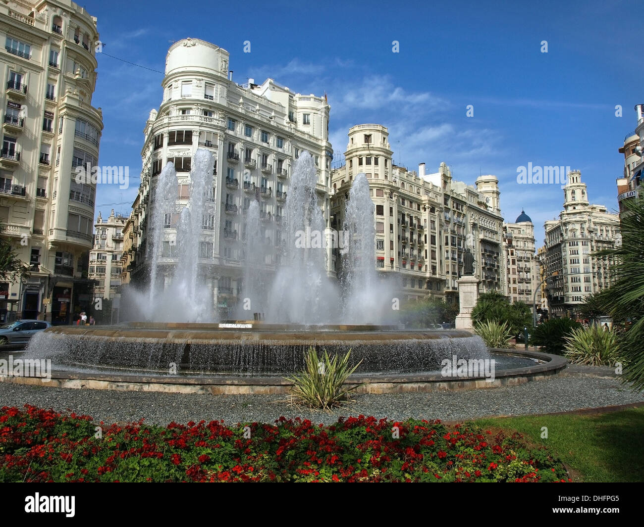 Valencia, Spain. Old architecture - famous city hall Stock Photo - Alamy