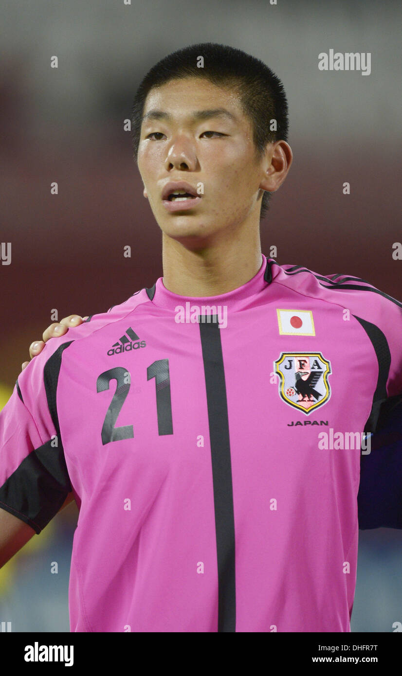 Sharjah, United Arab Emirates. 21st Oct, 2013. Koto Abe (JPN) Football ...