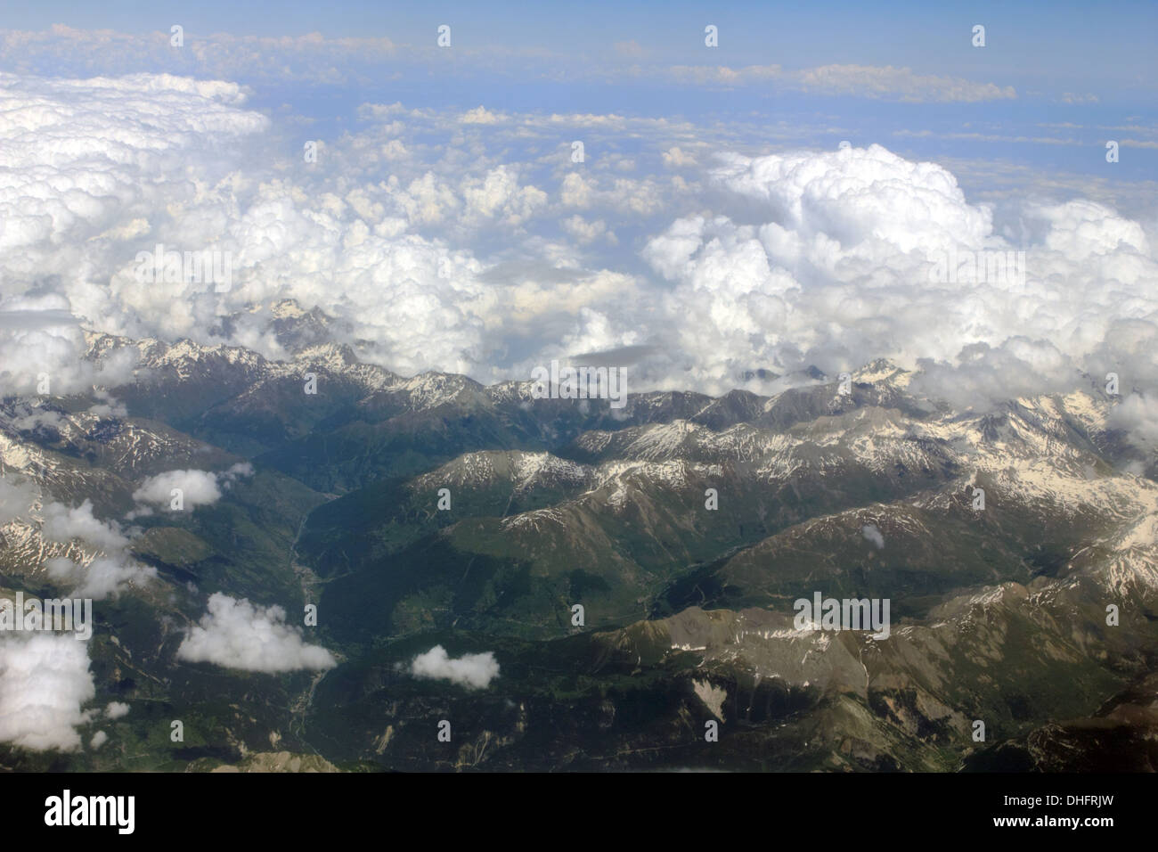 Aerial view france from plane hi-res stock photography and images - Alamy
