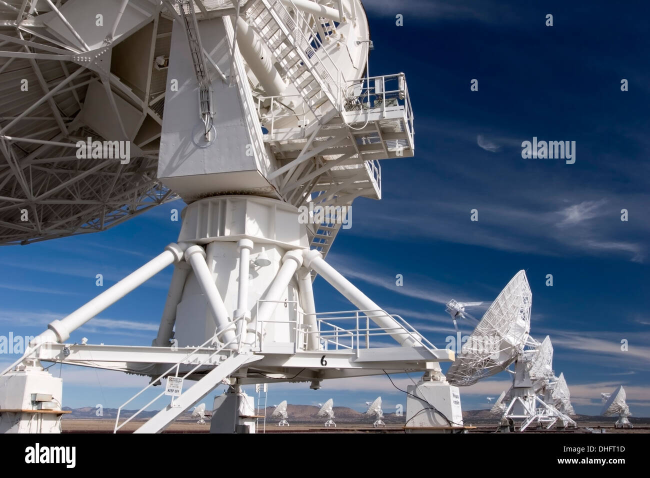 Radio Telescopes, Very Large Array (VLA), near Magdalena, New Mexico ...