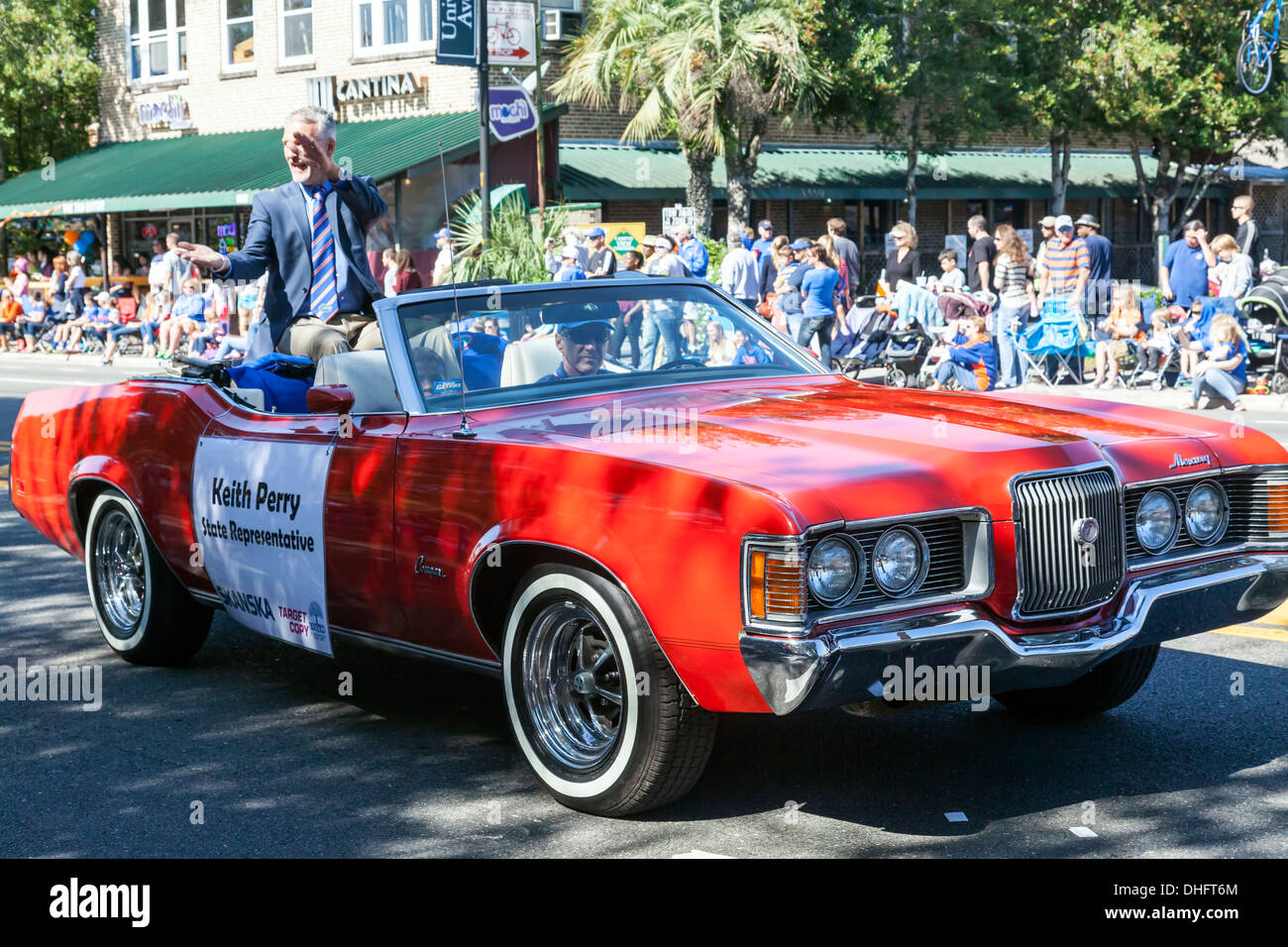 Florida State Representative Keith Perry rides in vintage Cougar ...
