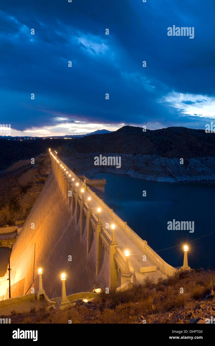 Elephant Butte Dam (1916), near Truth or Consequences, New Mexico USA ...