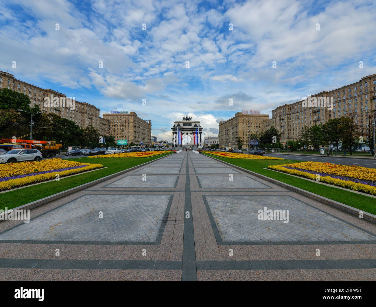 Triumphal Arch of Moscow to commemorate Russia's victory over Napoleon ...