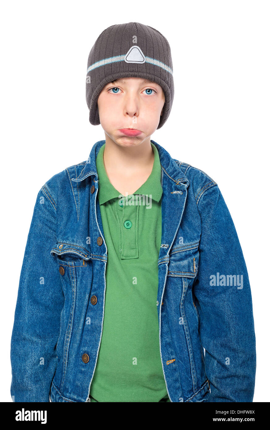 Sulking school kid hi-res stock photography and images - Alamy