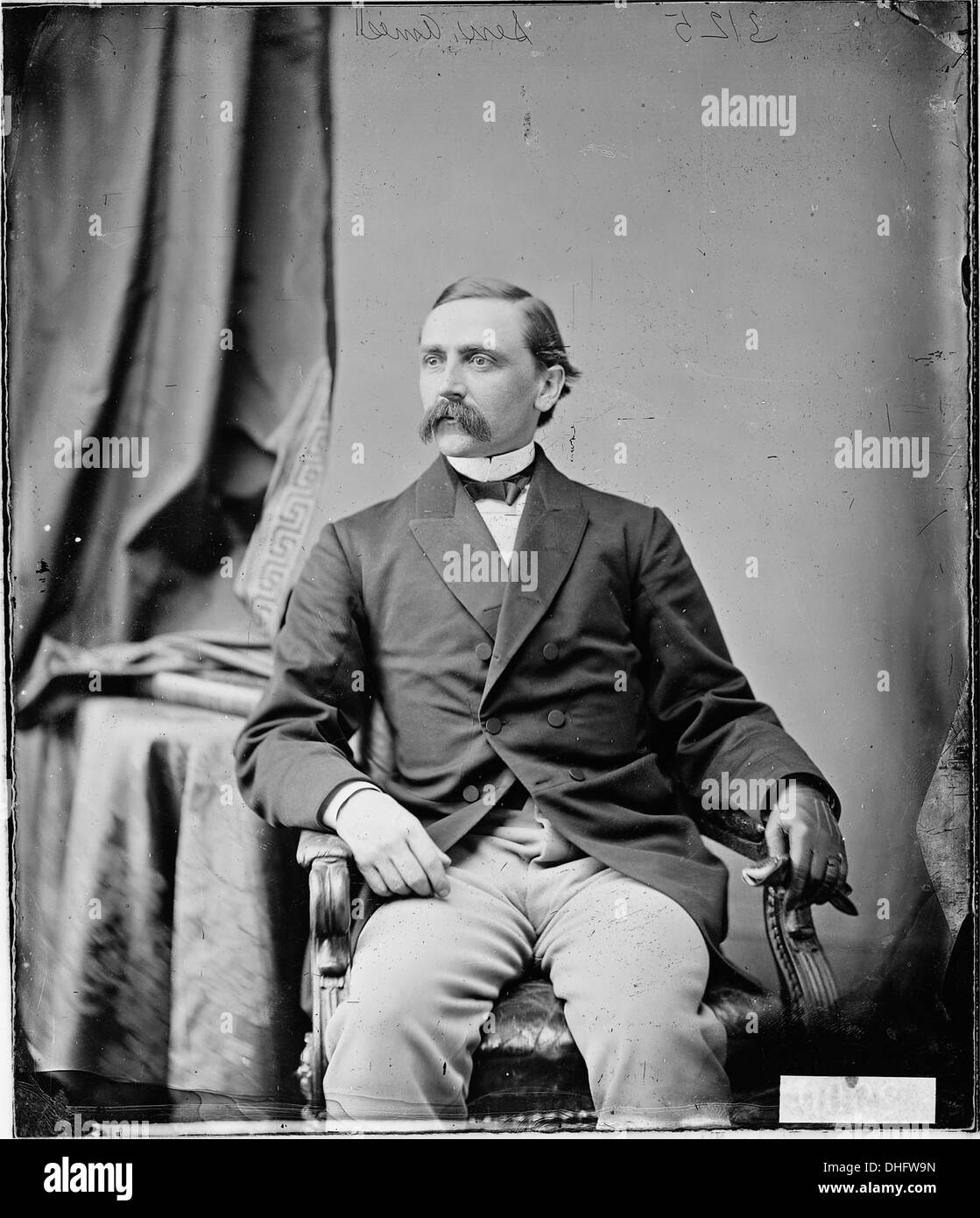 This image portrays General Adelbert Ames, a Union Army officer known ...