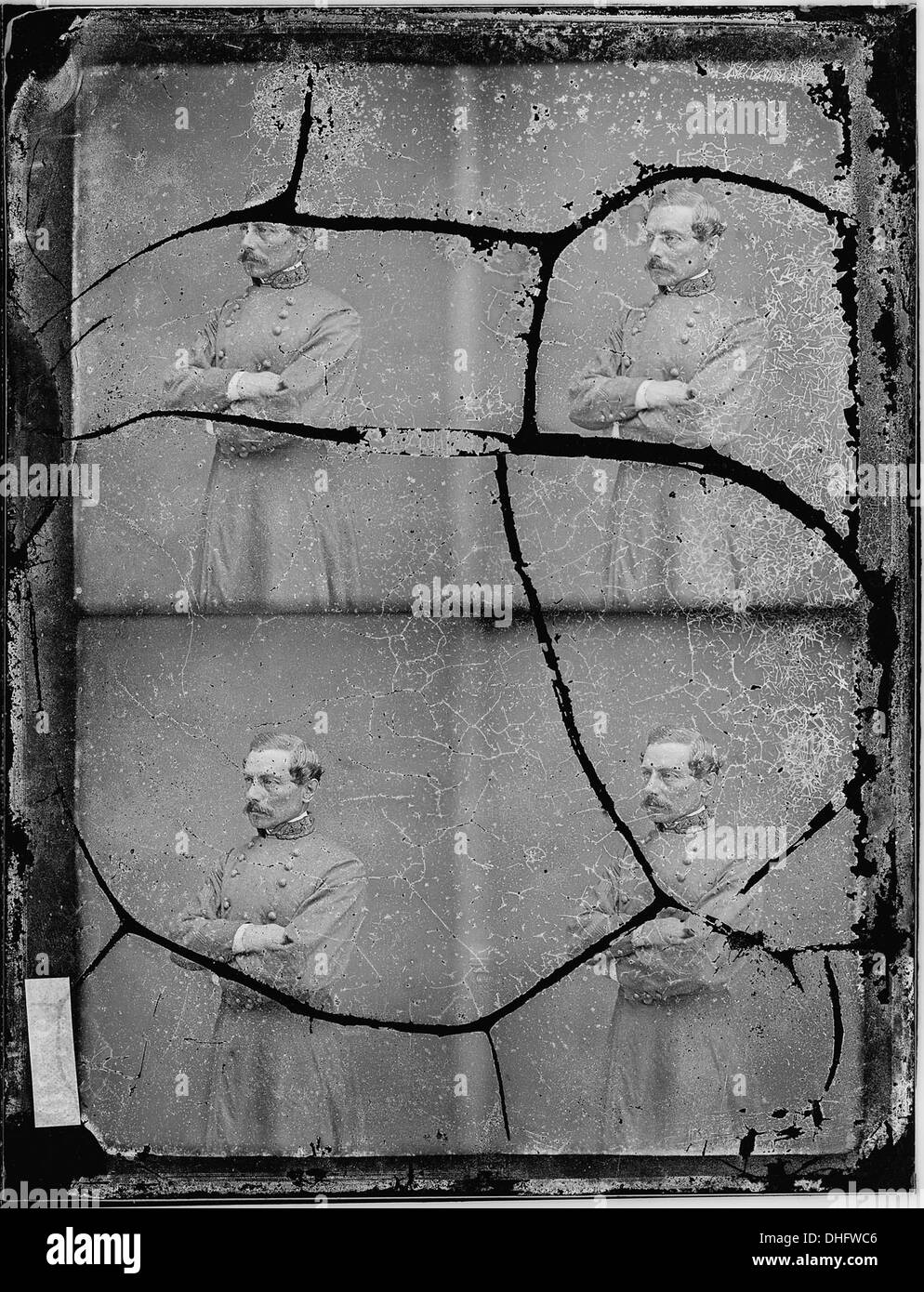 This portrait shows General P.G.T. Beauregard, a Confederate general ...