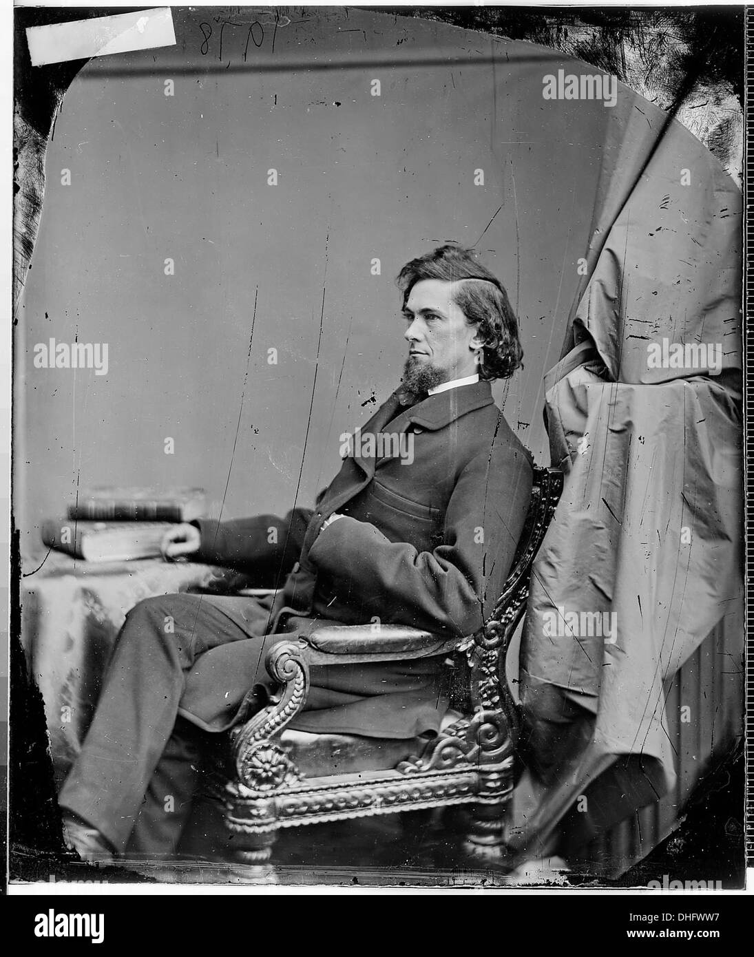 A formal portrait of Brigadier General Halbert K. Paine of Wisconsin, highlighting his military ...