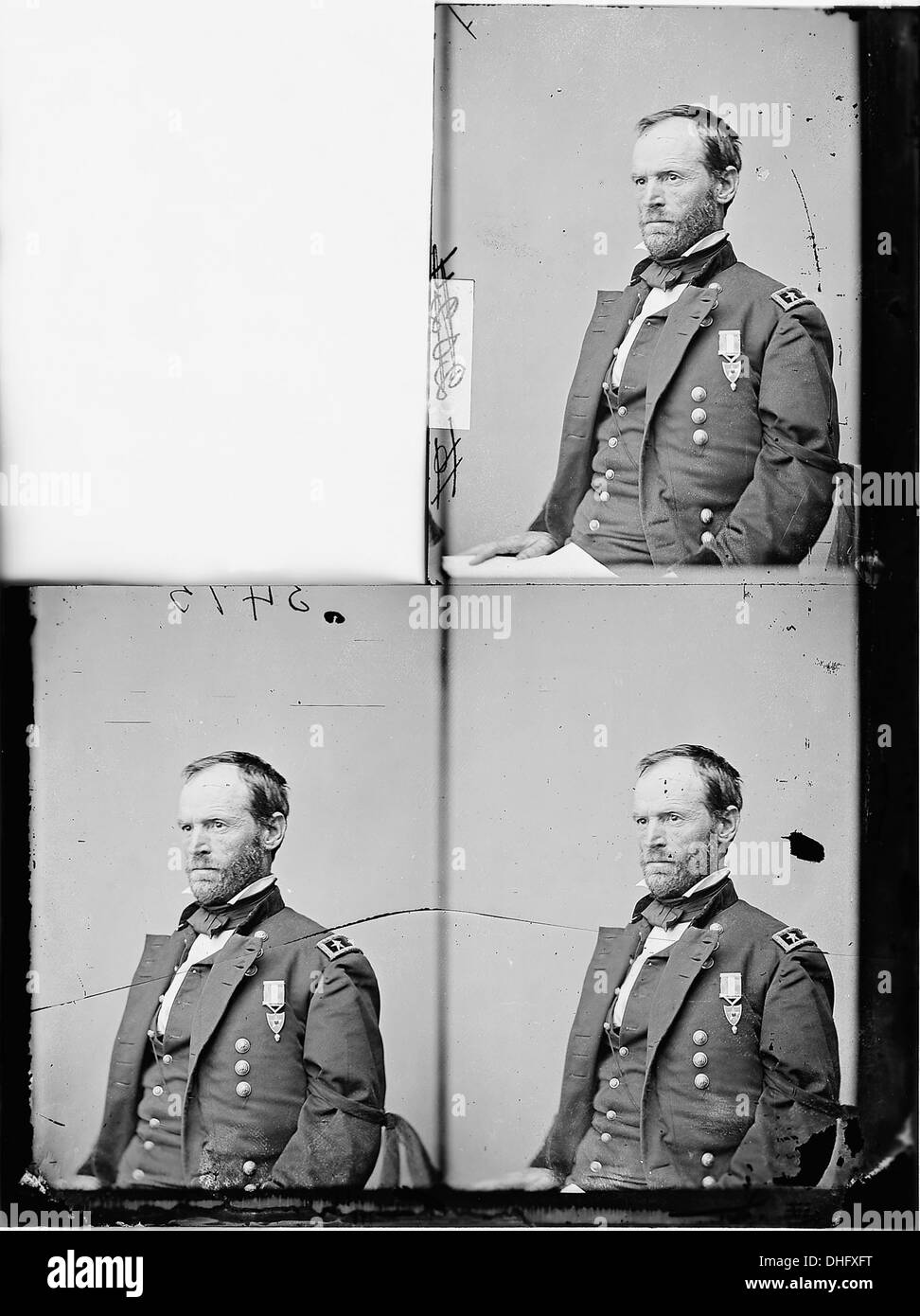 General sherman portrait general william Black and White Stock Photos ...