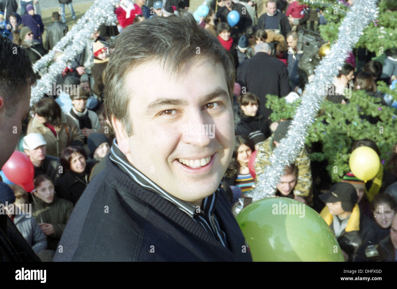 Mikheil Saakashvili celebrates his first Christmas as a president of ...