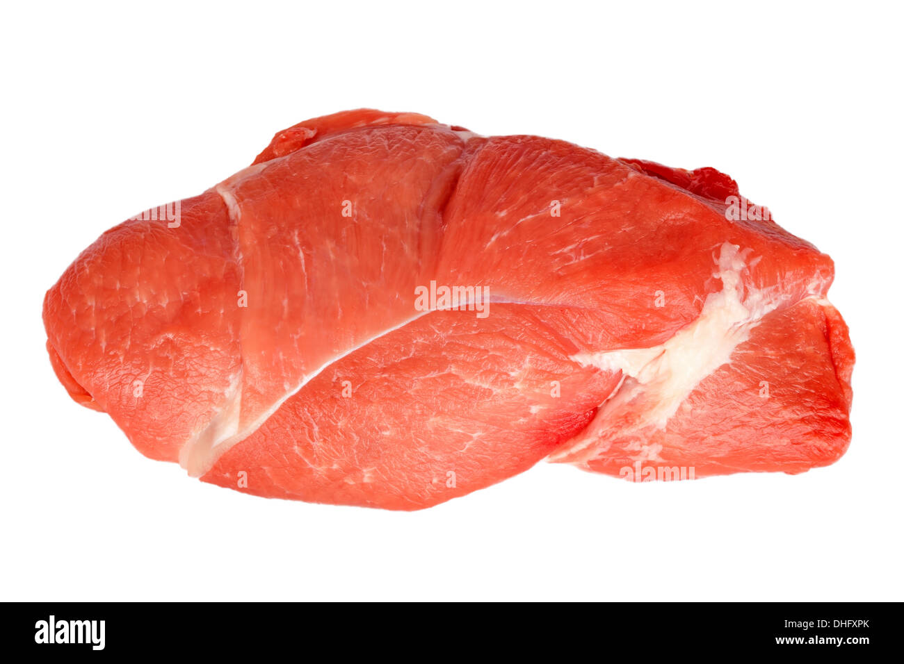Fresh raw pork meat isolated on white background Stock Photo - Alamy