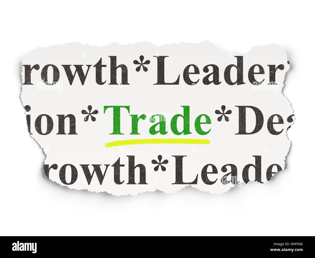 Business concept: Trade on Paper background Stock Photo - Alamy