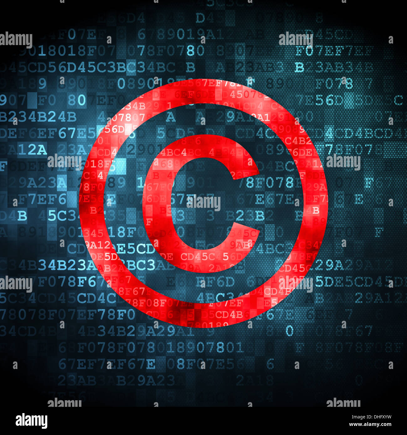 Law concept: Copyright on digital background Stock Photo - Alamy
