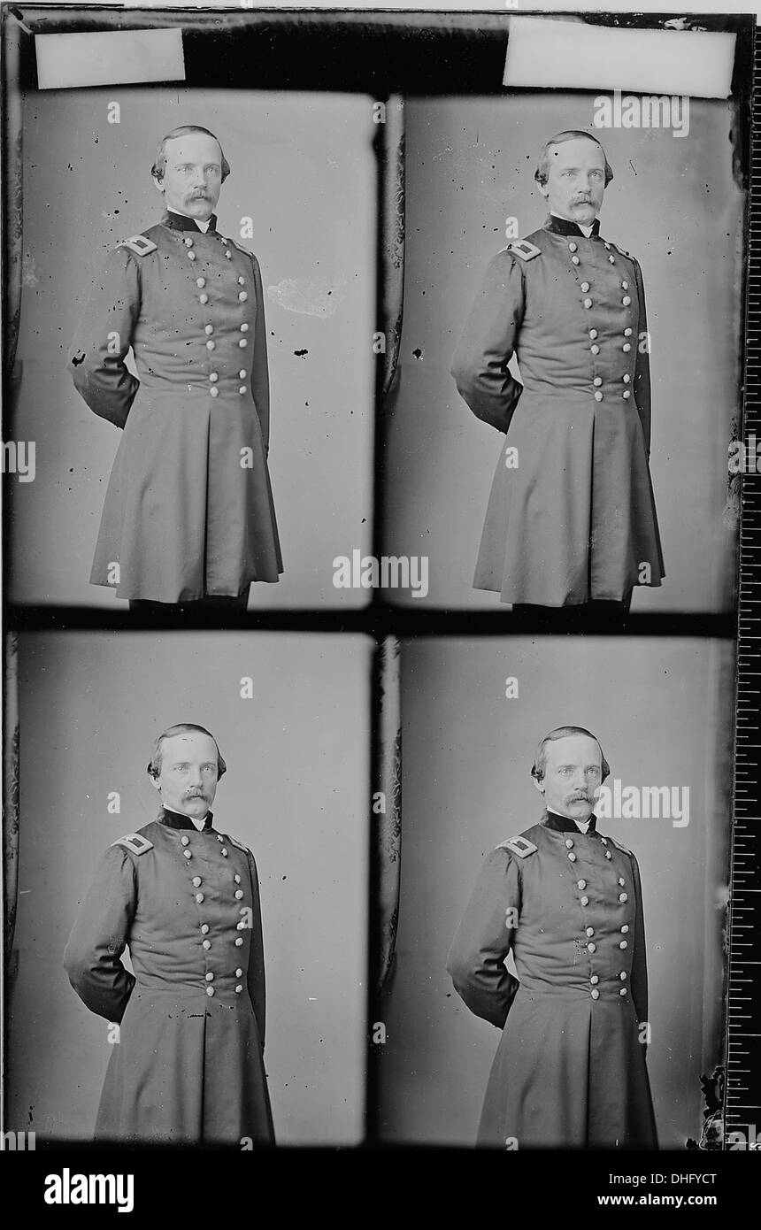 General George L. Andrews, a prominent military figure, poses for a ...